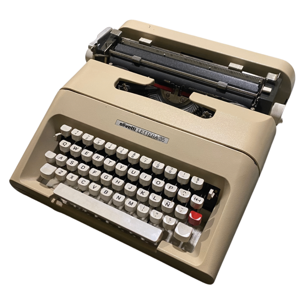 Máquina de Escribir Vintage Olivetti Lettera 35