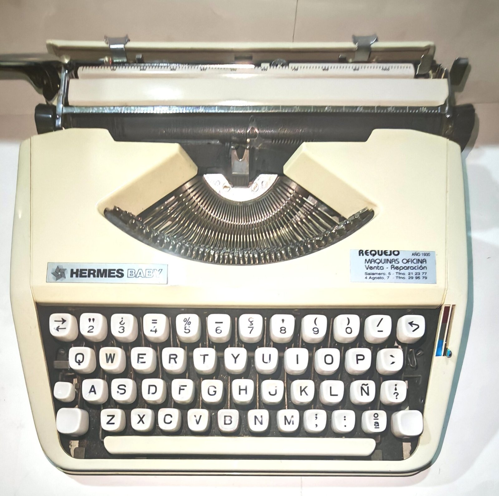 Hermes Baby Typewriter | 1980s Portable Model